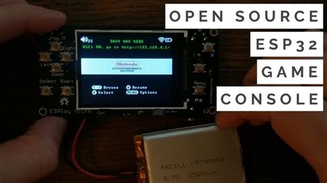 esplay micro open source esp32 game console game console open