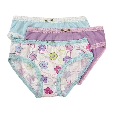 U20 Esme Girls 3 Pack Panty Cool Girl Chic Strawberry Macaron Bloo