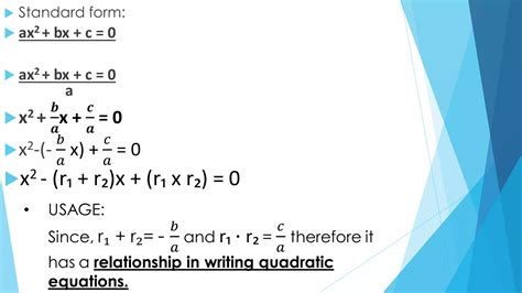 Roots And Coefficient Of A Quadratic Equation Pdf