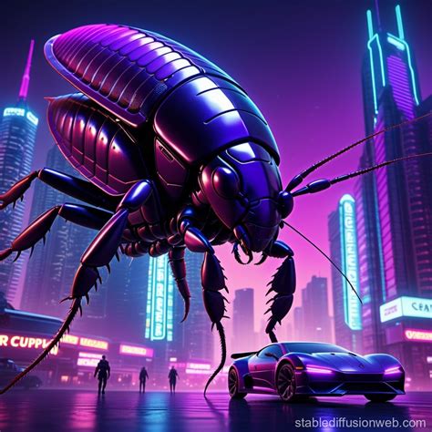 Radioactive Cockroach Vs Giant City Stable Diffusion Online