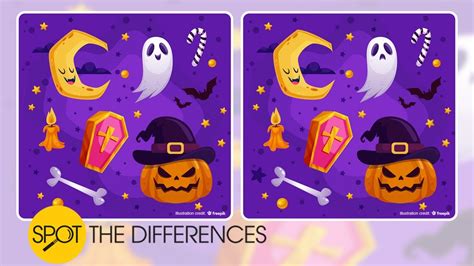 Ep Spot The Differences Halloween Puzzle Youtube
