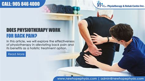 Does Physiotherapy Work For Back Pain New Hope Physio