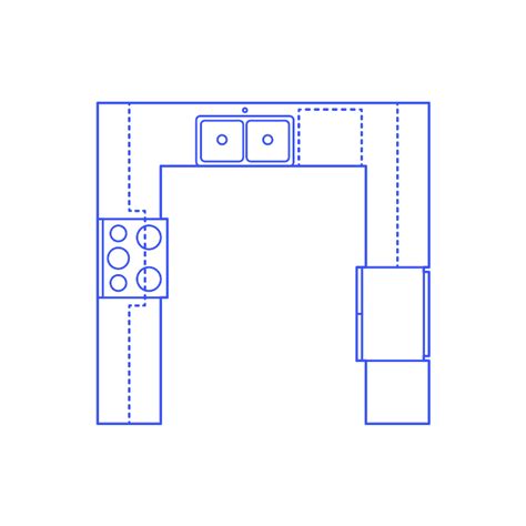 Kitchen Layouts Dimensions Drawings Dimensions