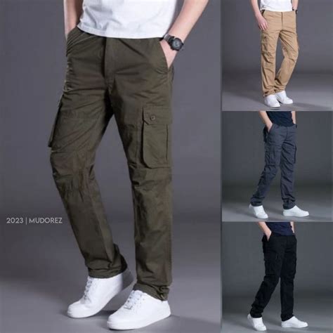 Jual Celana Cargo Panjang Pria Premium Quality Shopee Indonesia