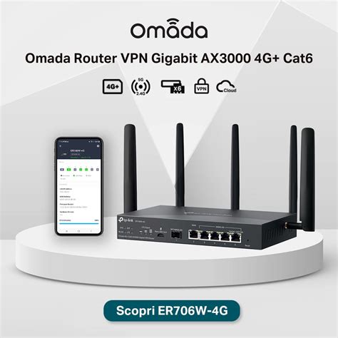 Vpn Wifi6 Omada 4g Wifi6 Mesh Omada Networking Wireless Business… Tp Link Italia