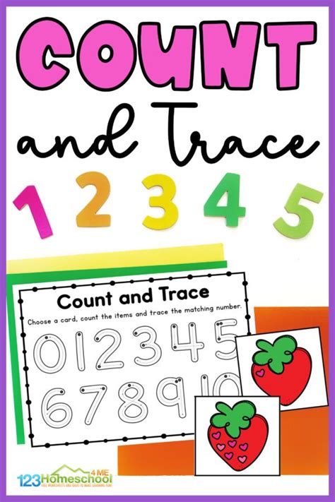 Count And Trace Practice Writing Numbers 1 10