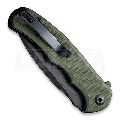 Civivi Mini Praxis G10 Folding Knife Green C18026c 1 Lamnia