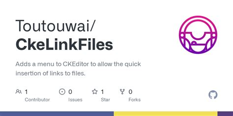 Github Toutouwaickelinkfiles Adds A Menu To Ckeditor To Allow The Quick Insertion Of Links