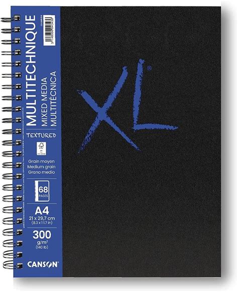 CANSON Carnet De Dessin XL Book Mixed Media Textured A4