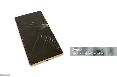 복사 공간 깨진된 스마트폰 화면입니다 Lcd에 대한 스톡 사진 및 기타 이미지 Lcd 긁힌 깨짐 Istock