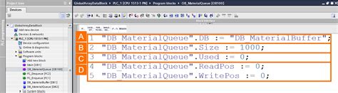 Using A Global Array Data Block In Siemens S7 1500 PLC
