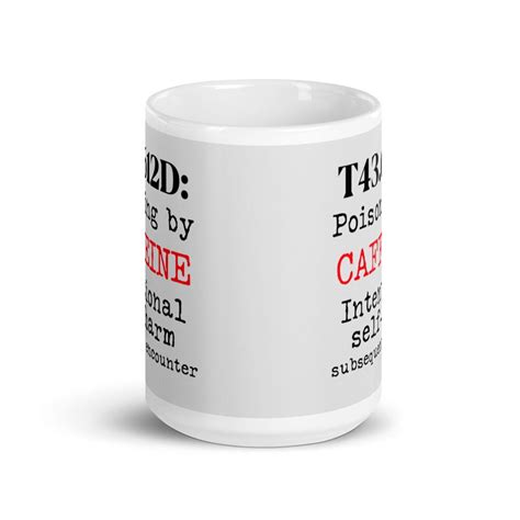 Medical Coder Mug Funny Coding Mug Poisoning By Caffeine Intentional