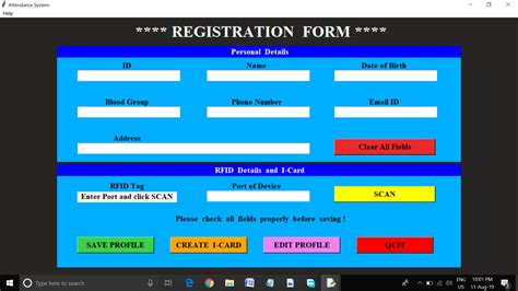Github Shubhamkumar27serialbasedrfidattendancesystem Its An