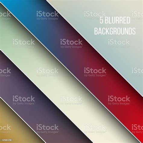 여러 추상 창조적인 개념 벡터 배경 세트를 흐려 웹 및 모바일 응용 프로그램 예술 그림 서식 파일 디자인 비즈니스 Infographic와 소셜 미디어 현대 장식 0명에 대한