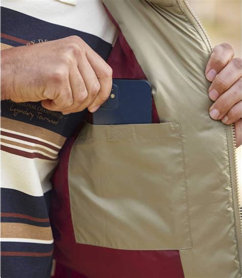 Mens Beige Padded Gilet Atlas For Men