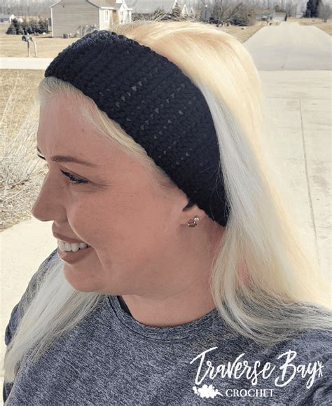 Crochet Hair Tie Headband Free Pattern