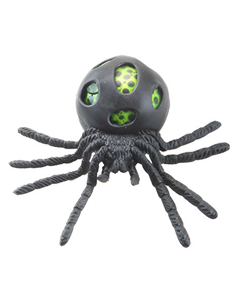Black Disgust Spider With Squishy Slime Body As A Joke Horror