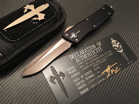 Marfione Custom Knives Combat Troodon Recurve Otf Southern Blades
