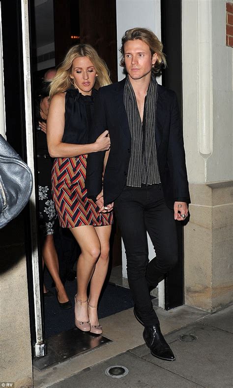 Ellie Goulding Puts On A Leggy Display In Retro Mini Skirt During Date