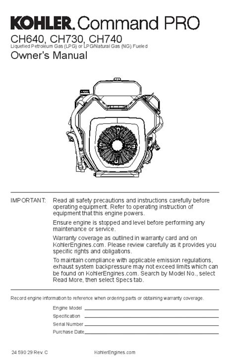 Kohler Ch20s Service Manual