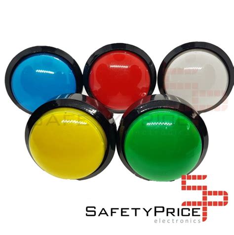 Pulsador Diy Arcade Mm Jamma Recreativa Con Boton Led Iluminado Safetyprice Electronics