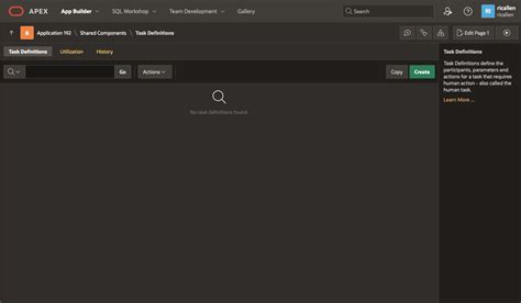 Using Action Tasks With Oracle Apex 23 2 Apex