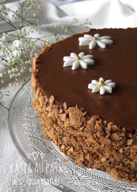 Croustillant au chocolat et praliné Katia au Pays des Gourmands