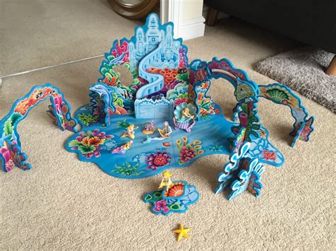 Elc Mermaid Wonderland Wooden Playset Figures King Vgc Ebay