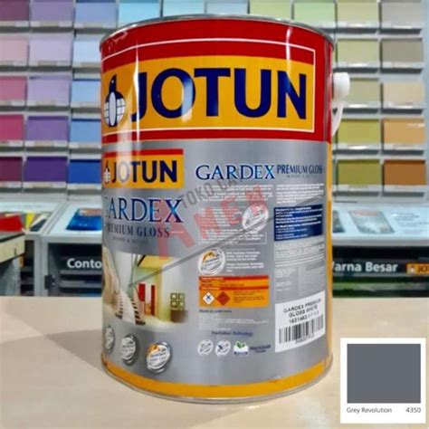Jual Jotun Gardex Premium Gloss 5lt Grey Revolution Cat Kayu And Besi