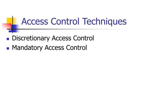 PPT Access Control PowerPoint Presentation Free Download ID 2788302