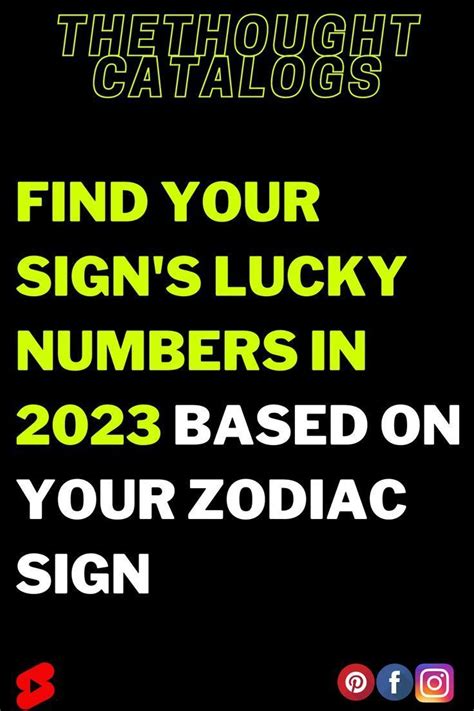 Find Your Sign S Lucky Numbers Based On Your Zodiac Sign Artofit