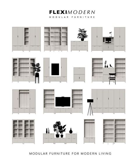 Contemporary Modular Display And Store Furniture