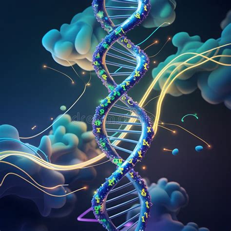 Dna Sequencing Concept Illustrationdna Sequencing Concept Illustration Ai Generated Stock