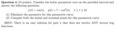 Solved Question Points Consider The Below Chegg