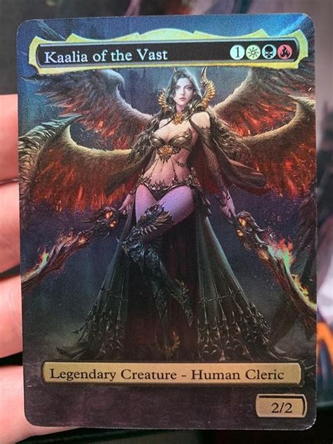 Kaalia Of The Vast Foil Generic Commander Borderless Textless Full Art