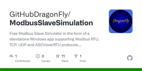 GitHub GitHubDragonFly ModbusSlaveSimulation Free Modbus Slave Simulator In The Form Of A