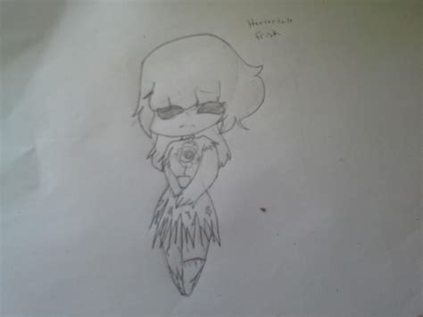 Horrortale Frisk By Skriblies On Deviantart