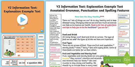Ks1 Explanation Text Y2 Information Texts Twinkl Pack