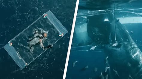Diver Miraculously Survives Terrifying Moment 16ft Shark Smashed Into