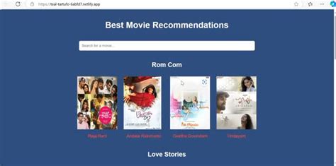 Sathvika Reddy On Linkedin For Assignment 6 I Developed A Responsive Movie Website Utilizing
