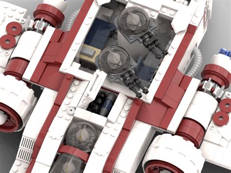 Digital Moc Inspired By An Obscure Star Wars Spaceship Rlego