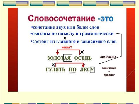 Словосочетание презентация онлайн