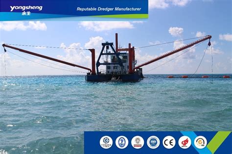 Yongsheng Brand 4000m3 H Cutter Suction Dredger For Resort And Airport