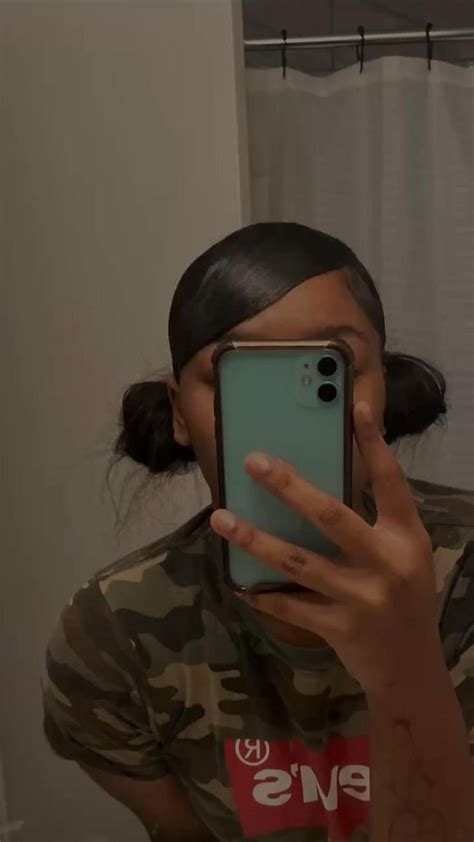 Swoop W Low Buns Bun Hairstyles Natural Hair Bun Styles Cute Curly