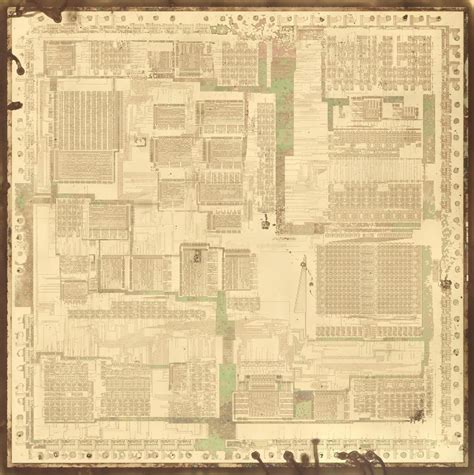 Inside An Ibm Motorola Mainframe Controller Chip From 1981