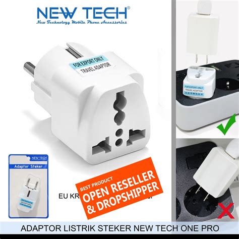 Jual ADAPTOR LISTRIK STEKER KAKI COLOKAN NEWTECH SAMBUNGAN STEKER ONE PRO KAKI Shopee