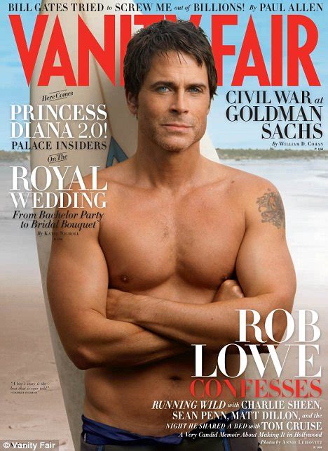 Rob Lowe Shows Off Buff Body On Topless Covershoot For Vanity Fair