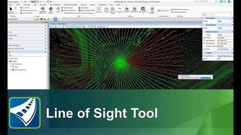 openroads designer 2022 release 2 line of sight tool youtube