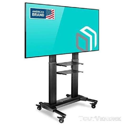 Onkron Support Tv Ts Sur Pied A Roulettes Pour Des Telev En France Clasf Image Video