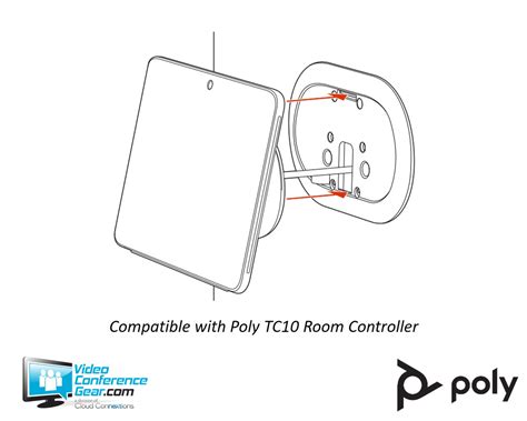 Hp Poly Accessory Wall Mount For Poly Tc10 Room Controller